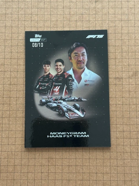 TOPPS FORMULA 1 Lights Out 2025 Haas Team Card 08/10 Numbered £21.50 ...