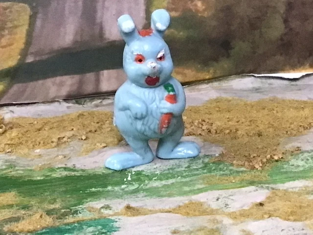 WALLACE AND GROMIT, 60mm Mini Figure Blue Plastic Were Rabbit EUR 2,34 ...