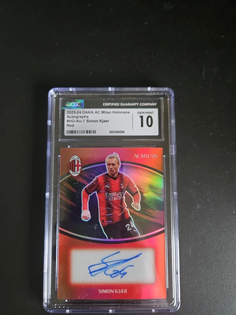 DAKA - AC Milan Holocene Autograph Simon Kjaer /35- CGC 10 EUR 71,00 ...