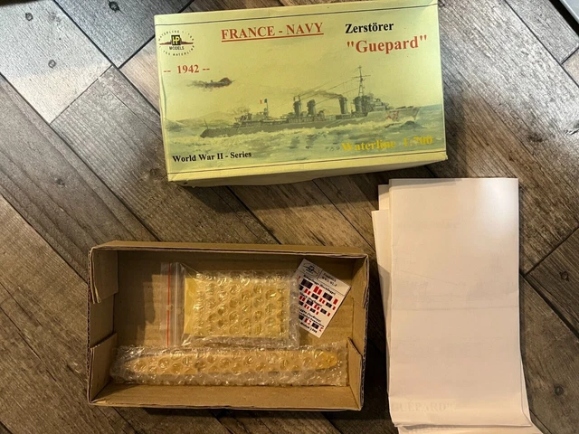 1/700 RARE AND OOP french destroyer Guepard WW2 hp models EUR 49,00 ...