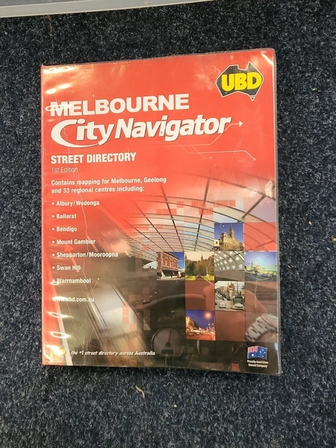 UBD MELBOURNE CITY NAVIGATOR STREET DIRECTORY 1ST EDITION rare $19.95 ...