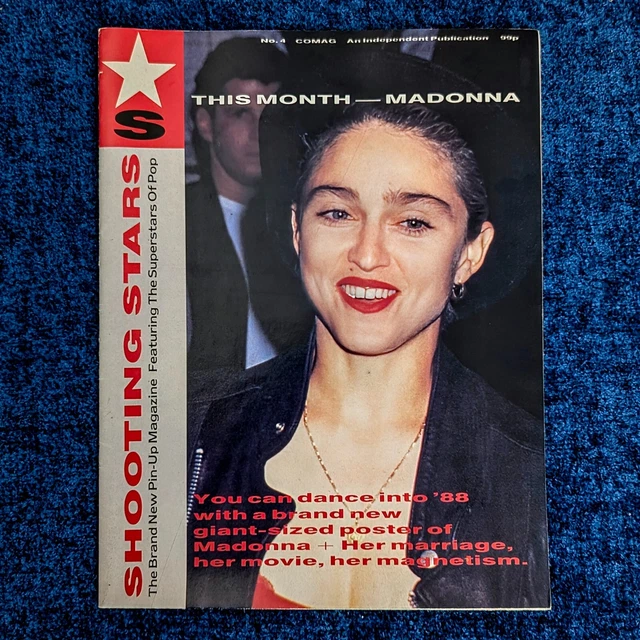 MADONNA SHOOTING Stars Magazine Poster Uk 1988 $35.00 - PicClick