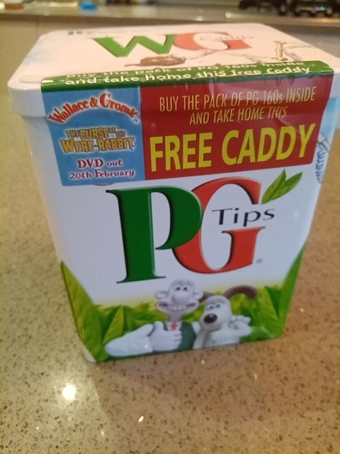 WALLACE AND GROMIT PG Tips Tea Caddy New Sealed Limited Edition £7.50 ...
