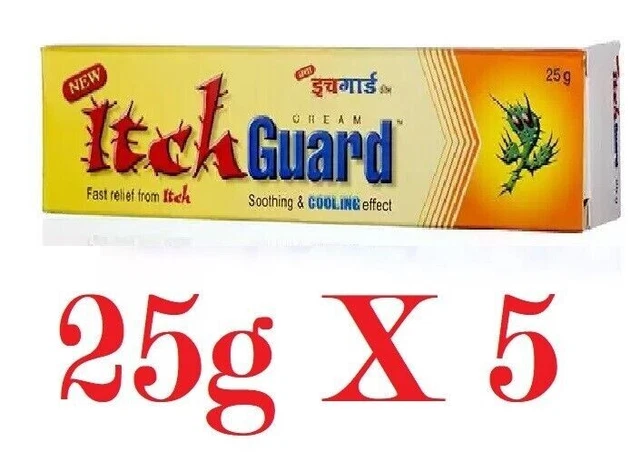 ITCH GUARD PLUS Cream ANTI-FUNGAL JOCK ITCH BETWEEN TOES & FINGERS 25g ...