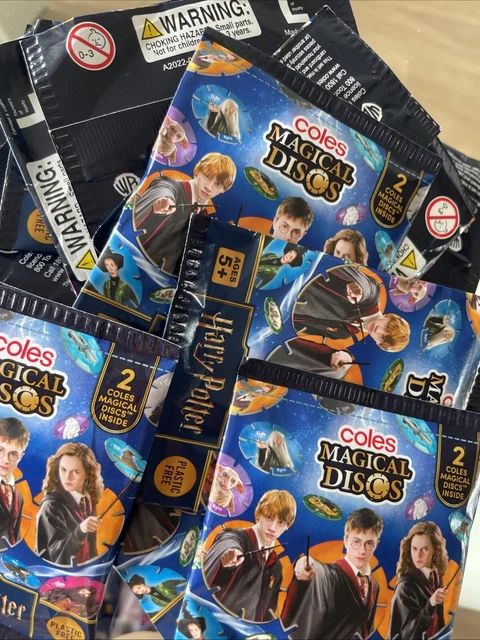 COLES MAGICAL DISCS 2025 Harry Potter X70 Bulk Brand New $75.00 ...