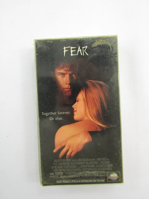 VTG FEAR VHS Suspense Erotic Thriller Mark Wahlberg Reese Witherspoon £ ...