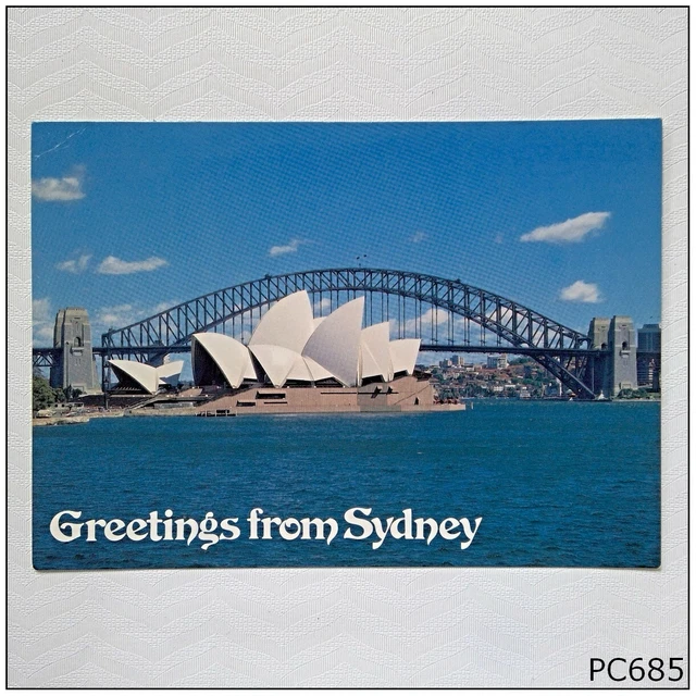 SYDNEY OPERA HOUSE and Harbour Bridge 1989 Postcard (P685) $4.99 ...