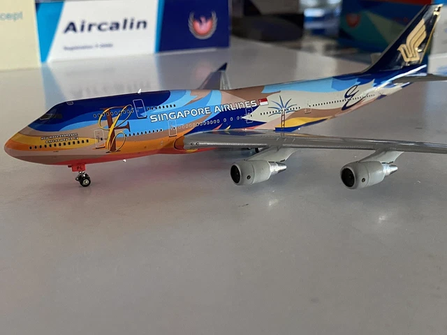 PHOENIX MODELS SINGAPORE Airlines Boeing 747-400 1:400 9V-SPL PH410703 ...