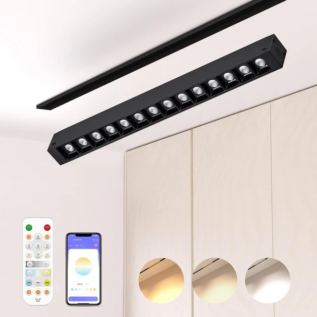 GRILLE SPOTLIGHT MAGNETIC Track Head, 24V 15W Dimmable LED Lamp for ...