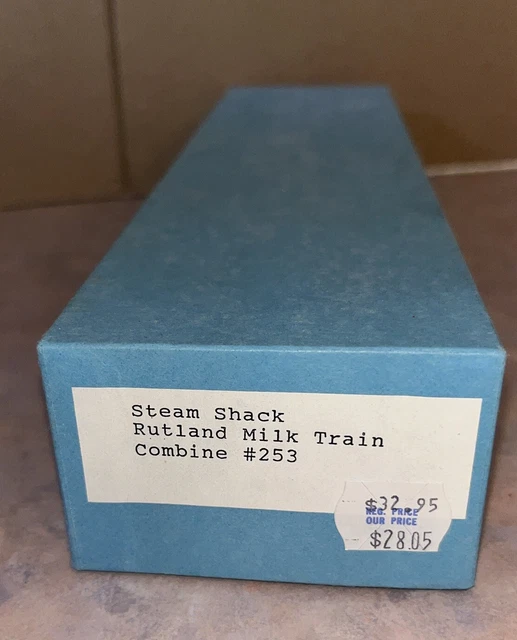 STEAM SHACK HO Model Kit Rutland Milk Train Combine 253 Unassembled $13 ...