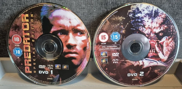 PREDATOR SPECIAL EDITION 2 Disc DVD Arnold Schwarzenegger, Disc Only £2 ...