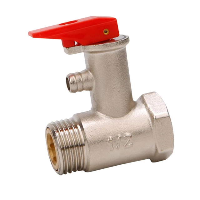 RED SAFETY VALVE Relief Pressure Thermal for Air Compressor £7.58 ...
