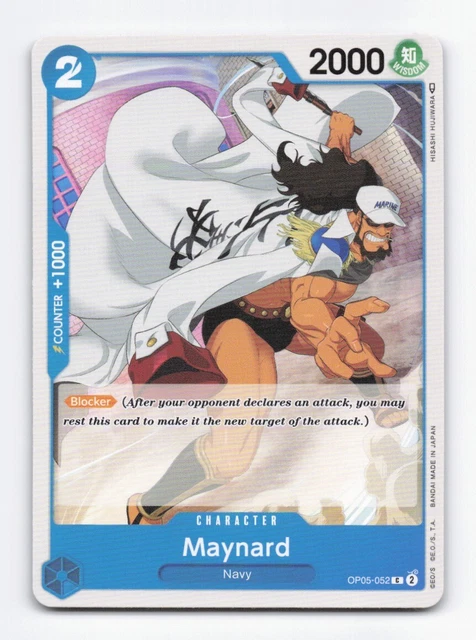 ONE PIECE OP-05 Awakening Of The New Era Maynard #052 EUR 1,16 ...