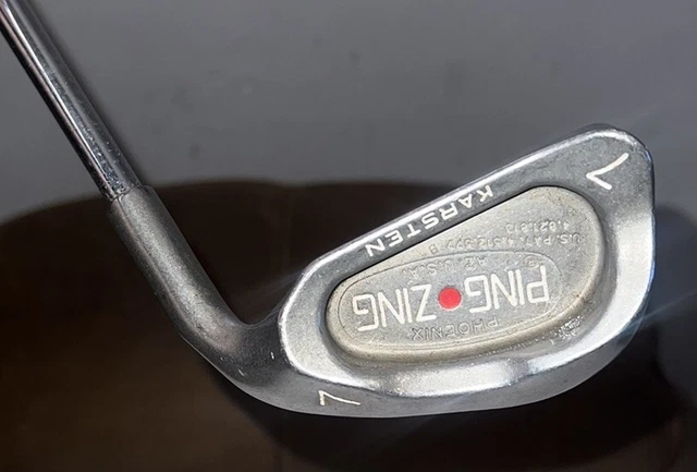 PING ZING 7-IRON Red Dot Karsten Steel Shaft RH Mens OG Grip 36.5” Golf Club $74.14 - PicClick AU