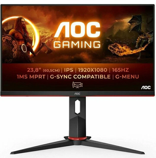 AOC GAMING 24G2SP - 24 Inch FHD Monitor, 165Hz, IPS, 1ms, FreeSync ...