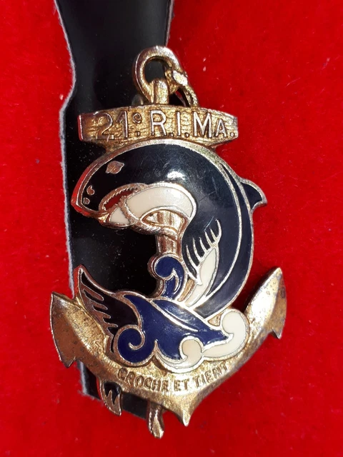 INSIGNE 21° RIMA Régiment D'infanterie De Marine EUR 4,00 - PicClick FR
