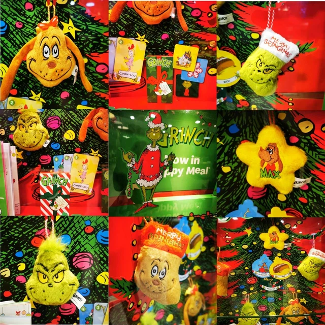MCDONALDS HAPPY MEAL Toy 2024 UK Grinchmas GRINCH Max Star Xmas Hangers ...