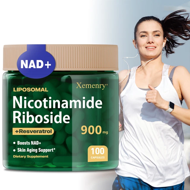 NICOTINAMIDE RIBOSIDE 900MG - Resveratrol, NAD+ Booster, Skin, Energy ...