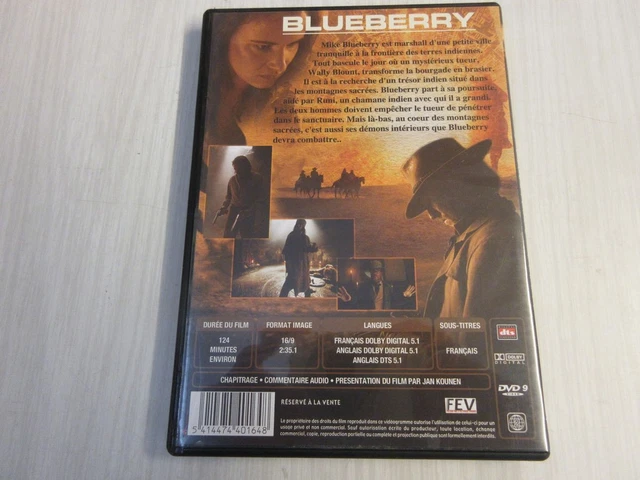 DVD CINEMA BLUEBERRY de Jan KOUNEN Vincent CASSEL 2004 124mn + Bonus ...