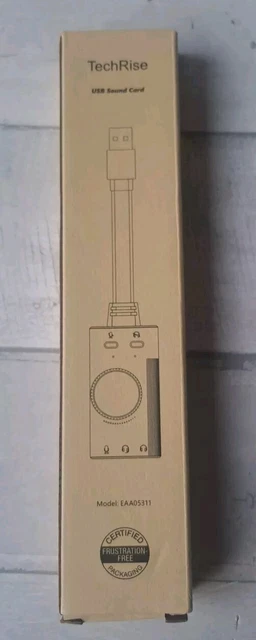 TECHRISE USB EXTERNAL Stereo Sound Card Adapter Splitter £9.71 ...