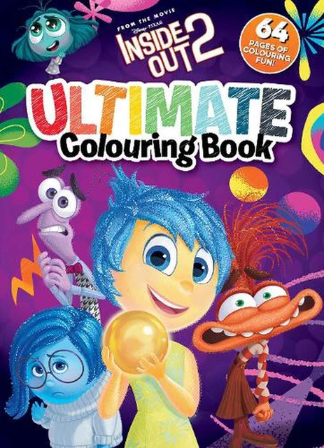 INSIDE OUT 2: Ultimate Colouring Book (Disney Pixar) libro tascabile ...