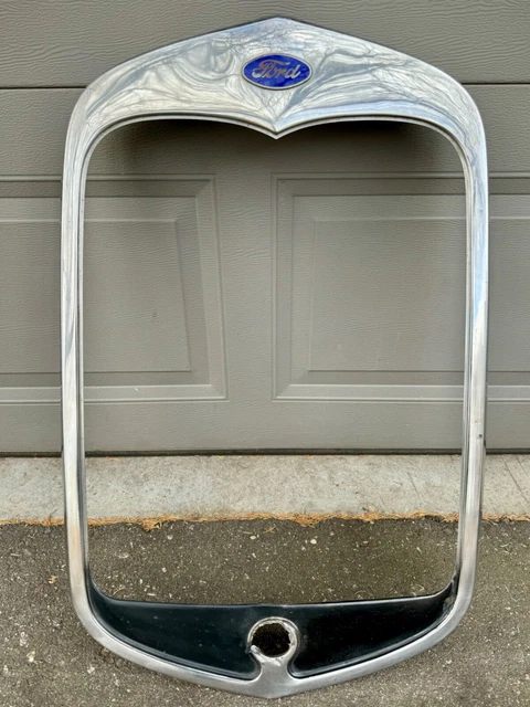 1930 FORD MODEL A Grille Radiator Shell Original Stainless Hot Rat Rod ...