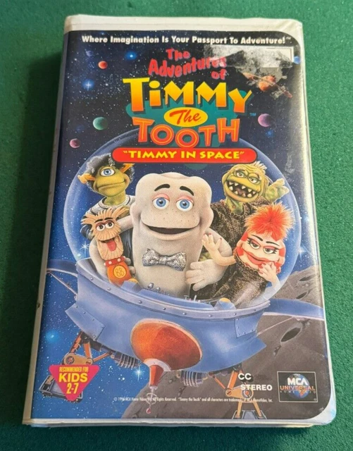 THE ADVENTURES OF Timmy the Tooth Timmy in Space VHS + BONUS FREE DVDs ...