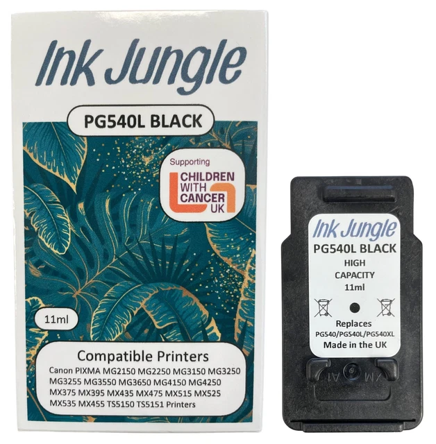 PG540L BLACK INK Cartridge For Canon PIXMA TS5151 Printer Replaces ...