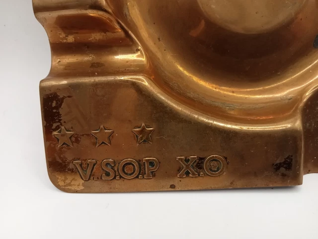 VINTAGE COPPER/BRASS HENNESSY Cognac Brandy V.S.O.P OX Ashtray EUR 9,40 ...