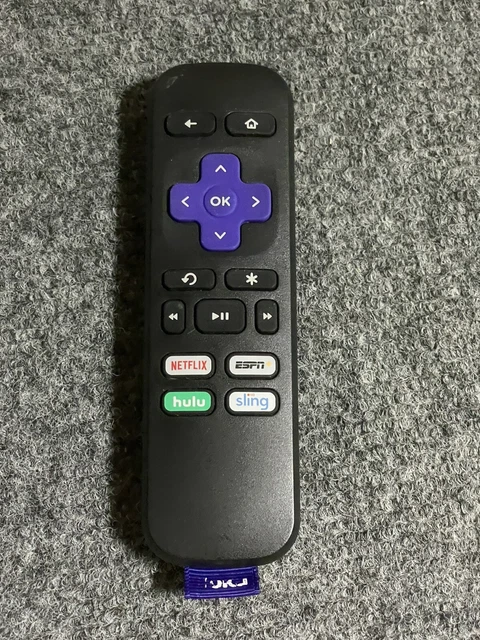 ROKU REMOTE CONTROL Model RC-ALIR OEM Hulu Netflix Sling ESPN $10.99 ...