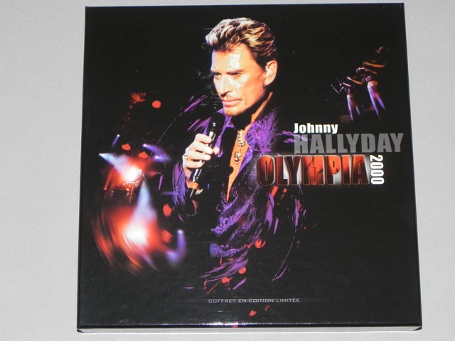 JOHNNY HALLYDAY COFFRET collector "OLYMPIA 2000" Complet 3LP-1 VHS ...