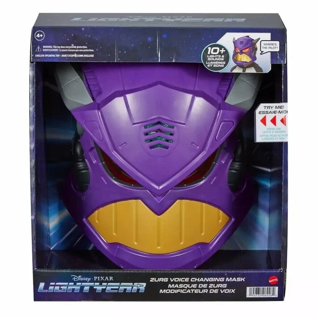 DISNEY PIXAR LIGHTYEAR Zurg Voice Changing Mask by Mattel *RRP £50.00 ...