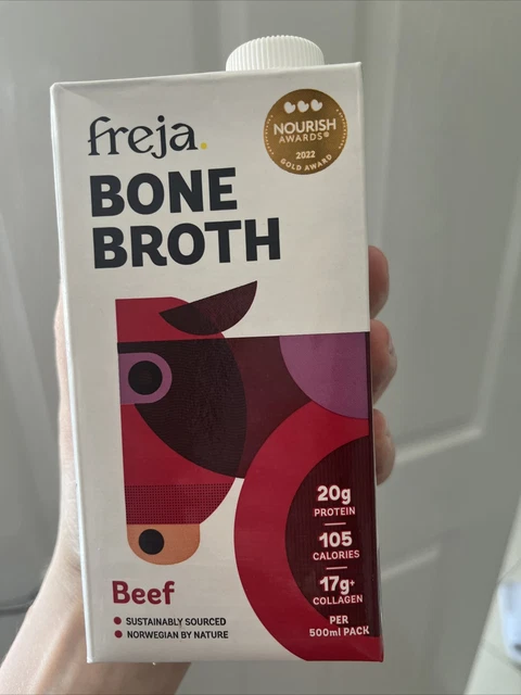 FREJA BEEF BONE Broth | not Beef Stock Cubes, Powder or Concentrate | 3 ...