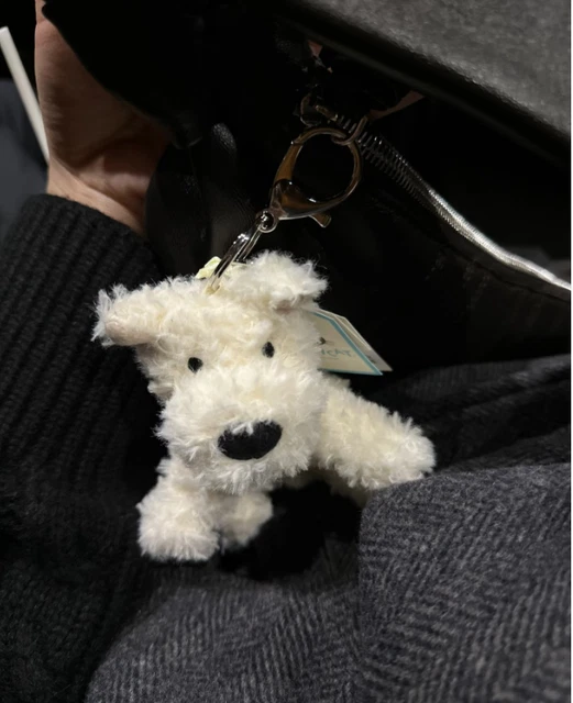 JELLYCAT MUNRO SCOTTIE Dog Bag Charm, Cute Puppy Keychain, With Tags ...