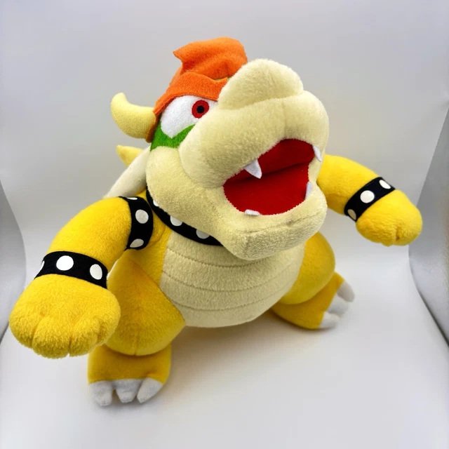 SUPER MARIO PARTY 5 BOWSER Plush 10" Sanei Nintendo 2003 Hudson Soft ...