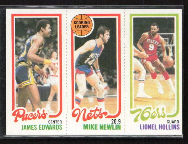 1980 TOPPS #118/153/182 James Edwards/Mike Newlin/Lionel Hollins TL EX ...