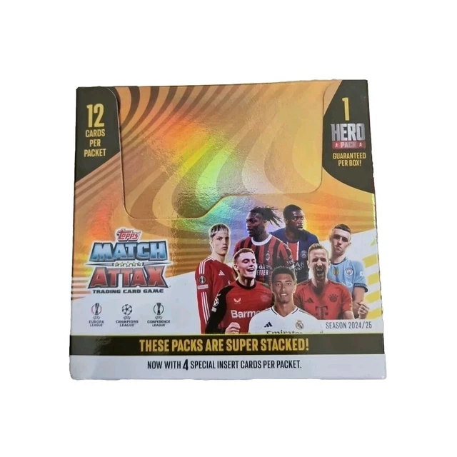 TOPPS MATCH ATTAX Season 2024/25 Trading Cards Collection Booster Full ...