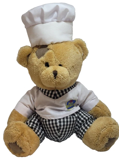 BEST WESTERN CHEF Feathers Hotel Teddy Bear Cuddly 12"Plush Soft Toy ...