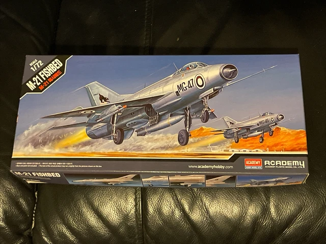 ACADEMY MIG-21 FISHBED 1:72 Scale Model Kit 12442 Brand New Sealed M-21 ...
