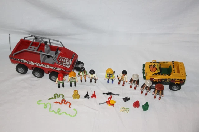 PLAYMOBIL DINOSAURIER SAURUS Team People Fahrzeug Geländewagen ...