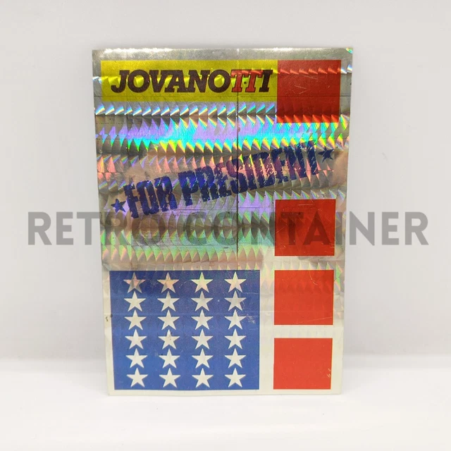 ADESIVO VINTAGE STICKER Aufkleber 80's - Jovanotti For President Musica ...