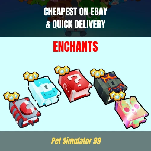 PET SIMULATOR 99 (PS99/Pet Sim 99) - Enchants 📚 | Roblox | Fast ...