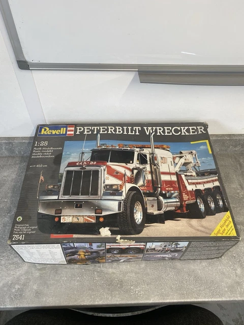1:25TH PETERBILT WRECKER Scale Model Kit Rare £42.30 - PicClick UK