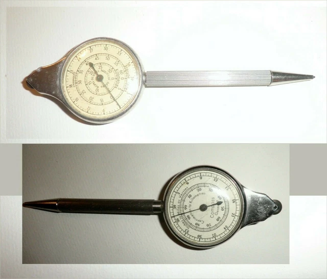 LOT 2 VINTAGE German Opisometers Map Measure,Curvimeter Meilograph ...