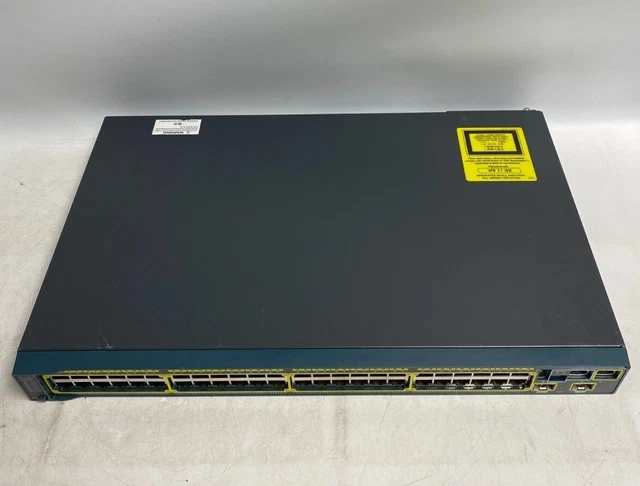 CISCO CATALYST 2960-S Series10G 48-Port Ethernet Network Switch WS ...