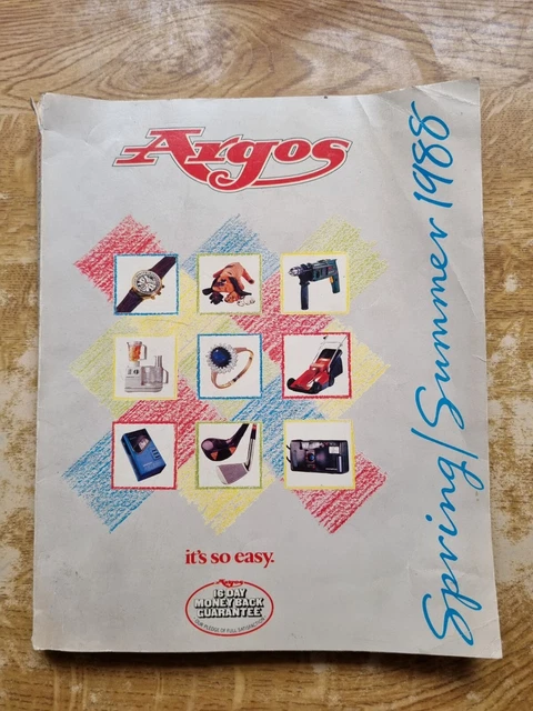 VINTAGE ARGOS 1988 Spring Summer Catalogue No. 29 £99.00 - PicClick UK