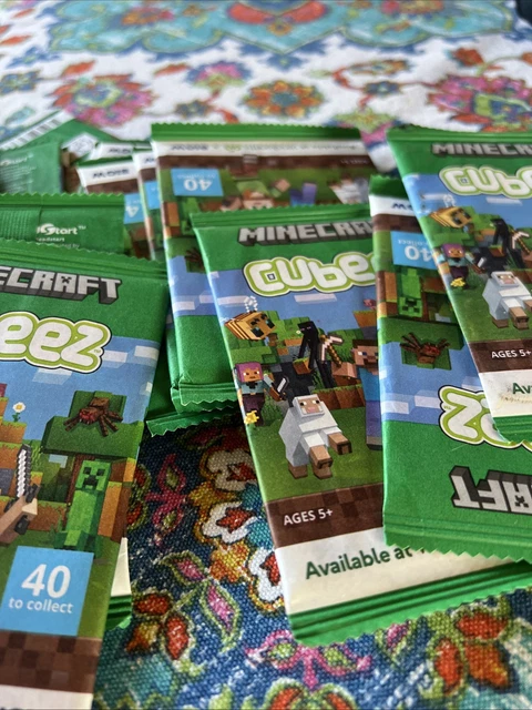 NEW MINECRAFT CUBEEZ 2025 Woolworths x 50 Unopened Packs $45.00 ...