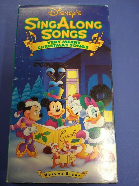 DISNEY'S SING ALONG Songs VHS Very Merry Christmas Songs Vol. 8 ...