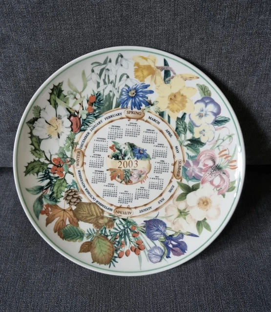 COLLECTABLE WEDGWOOD COMMEMORATIVE 2003 Calendar Plate Daily Mail ...