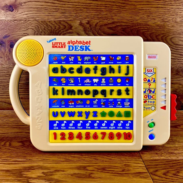 VINTAGE VTECH TALKING Little Smart Alphabet Desk Electronic Learning ...